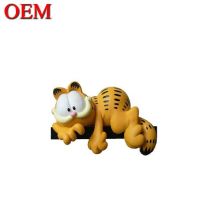 Quality Manufacturer OEM Plastic Lazy Cat Toy Figure Custom PVC 3D Anime Injection Art for sale
