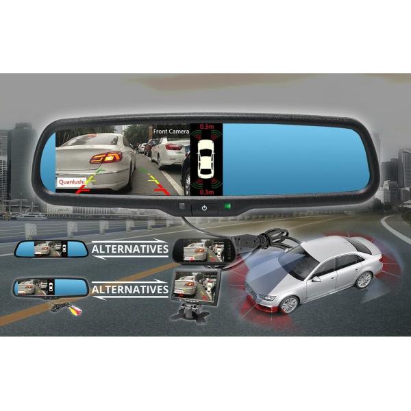 Quality High Security Reverse Parking Sensor , Front And Rear Parking Sensors PAL / NTSC for sale