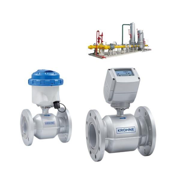 Quality Krohne WATERFLUX 3070 Electromagnetic Liquid Water Meter Flowmeter for sale