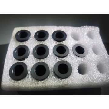 Quality Polishing Cylindrical Hollow Silicon Carbide Wafer Ceramic Optical Element SiC for sale