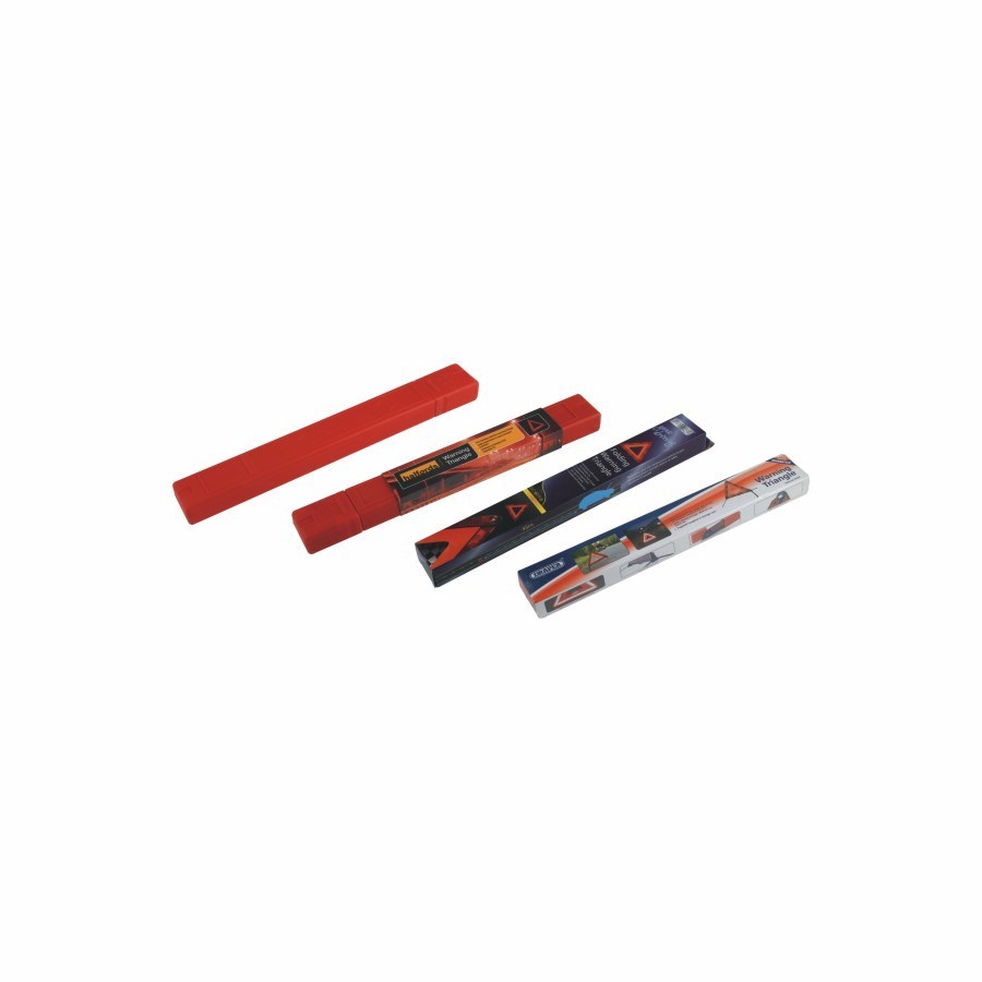 Quality PMMA+ABS High Visibility Red Portable Road Hazard Triangle for Trucks for sale
