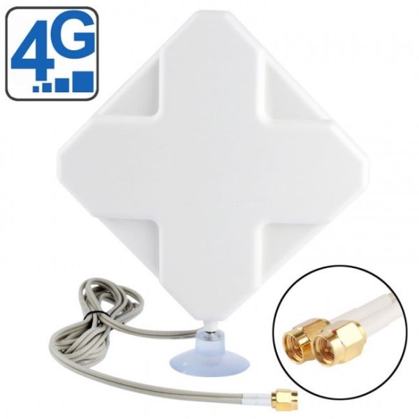 Quality 4g 35Dbi Long Range Signal Booster LTE Router Antenna With Dual Interface for sale