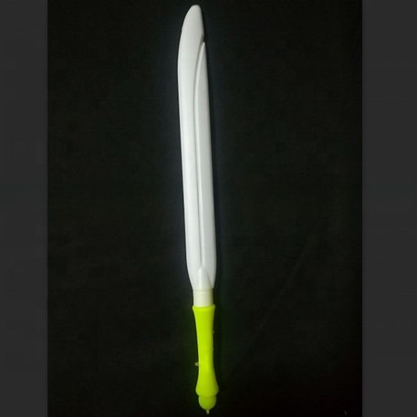 Quality Green Multi Colored Straight LED Glow in Dark Sword Toy for Medium and Fast Mode for sale
