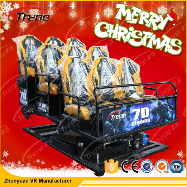 Quality Comfortable Motion Chair 5D Movie Theater With Bubble / Rain / Wind Effect for sale