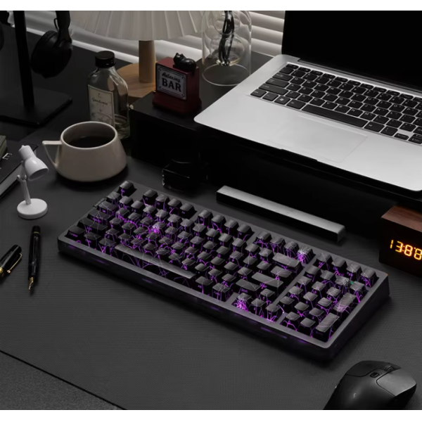 Quality Durable Aluminum Alloy Magnetic Axis Keyboard with 2.0mm Key Travel Distance for Gaming and Typing for sale