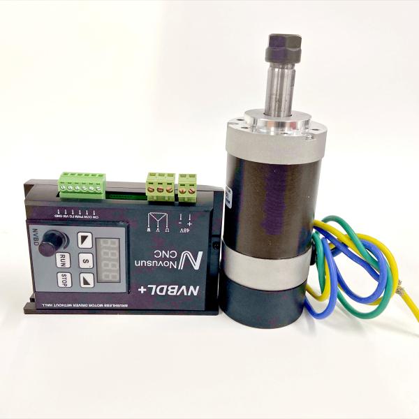Quality Brushless Dc Motor CNC 48V 400W 12000rpm JSSBY-90-4120-CD15 0.4N high torque for sale