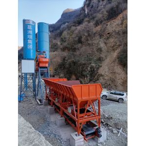 Quality Bucket type fully automatic compact concrete plant ready mix concrete batching for sale