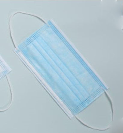 Quality Nose Clip 3 Layer Disposable Non Woven Face Mask for sale