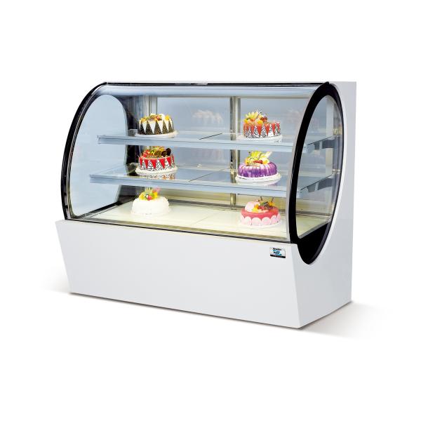 Quality ISO Antiwear Cake Display Showcase , Multipurpose Patisserie Display Fridge for sale