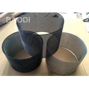 Quality Powder Coated Round Hole Steel 3.5mm Perforated Metal Tube for sale