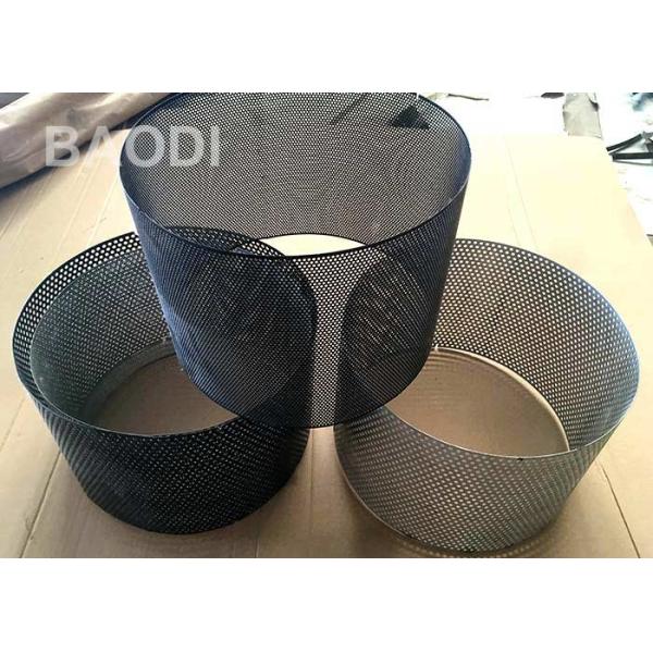 Quality Powder Coated Round Hole Steel 3.5mm Perforated Metal Tube for sale