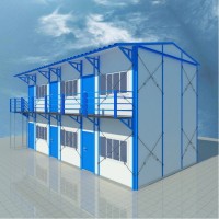 Quality Customized Design and Tiffany Design Style Steel Structure Prefabricated House for sale
