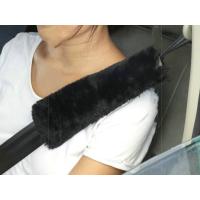 China Faux Sheepskin Fur Seat Belt Covers For Winter Custom factory