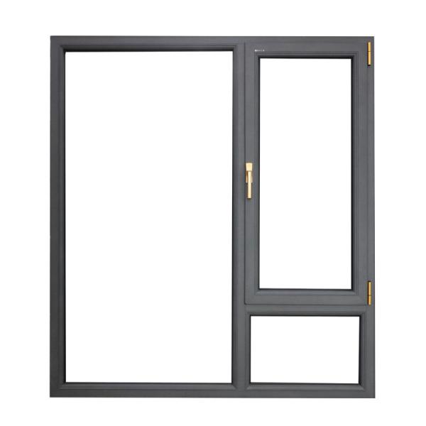 Quality Level 8 Air Tightness Aluminum Casement House Windows with 304 Stainless Steel Mesh for sale