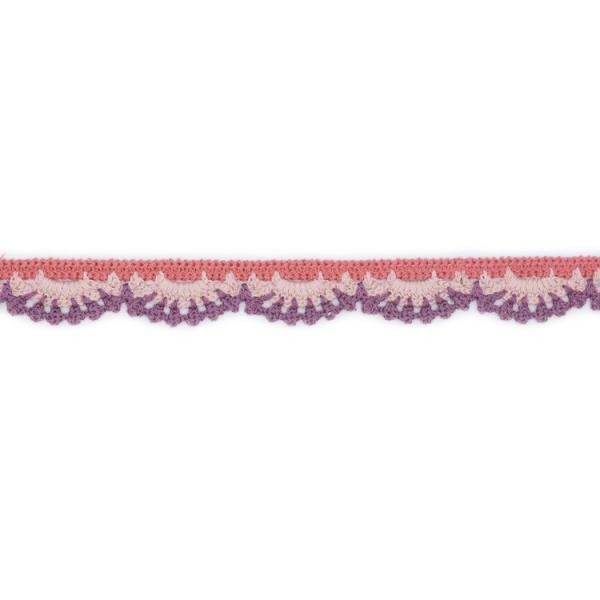 Quality KJ20058 Colorful Shell 3cm Embroidery Lace Trim for sale