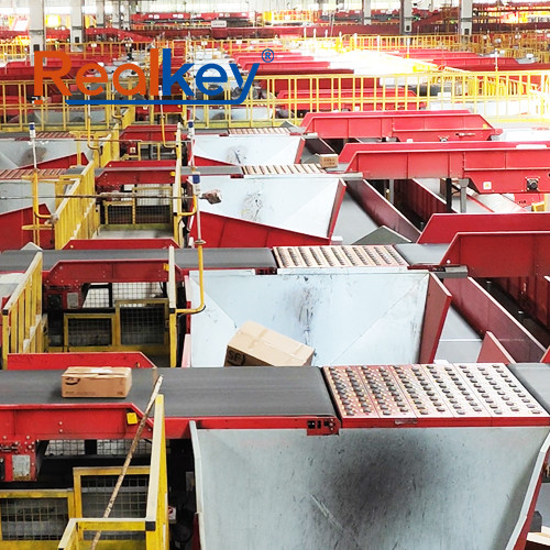 Quality Compact Swivel Wheel Sorter High Speed Sorting Conveyor With Quick Installation for sale
