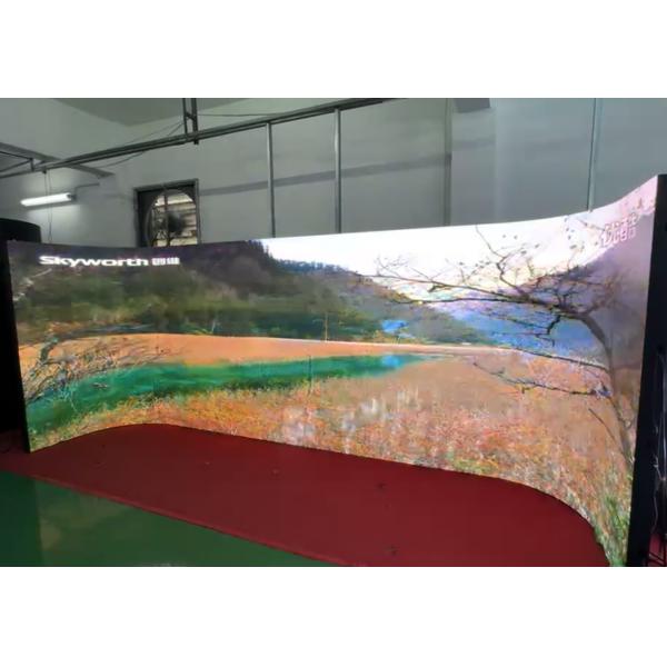 Quality IP67/IP55 Rated Curved LED Screen P10 P8 P6 P4 960mm*960mm Wireless For Shooping for sale