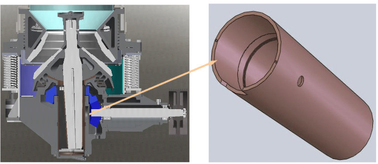 Bronze Bushing Spare Eccentric Bushing Wear Parts Symons Crusher Cone Crusher Crusher Parts