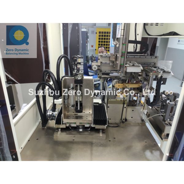 Quality Two Station Water Pump Motor Rotor Automatic Balancing Machine, Customized for sale