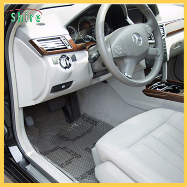 Quality 60cm x 60cm Break point Temporary carpet shield self adhesive film For Auto Mat for sale