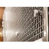Quality Decorative Balustrade Crimped Wire Mesh Railing Infill Panels for sale