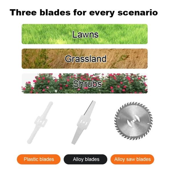 Quality 2000mAh Battery Operated Weed Eater , Anti Slip Cordless String Trimmer With for sale