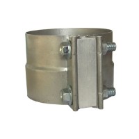 Quality Car Truck Catback / Turbo Downpipe Clamp 5Inch Stainless Steel Exhaust Sleeve for sale