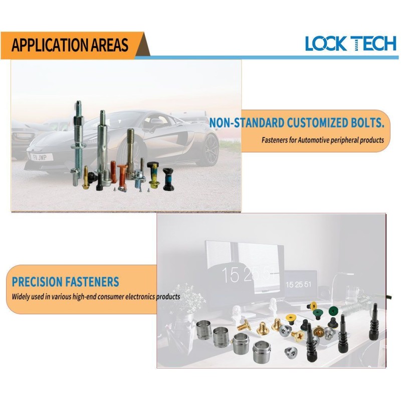 Customized Dacromet Coated Phillips Pan Head Screws close-up detail