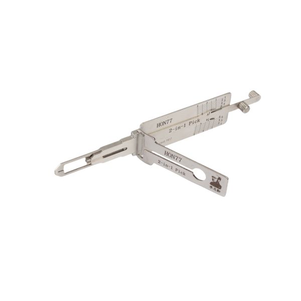 Quality Lishi Tool 2 in 1 HON77 Lock Pick and Decoder Together for Honda Motorcycle for sale