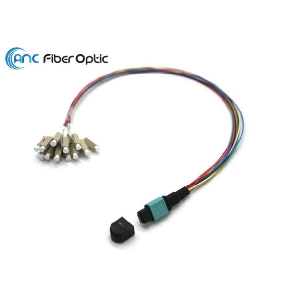 Quality OM3 MPO Fiber Optic Cable 0.9mm Harness Cable Assembly For MPO Cassette for sale