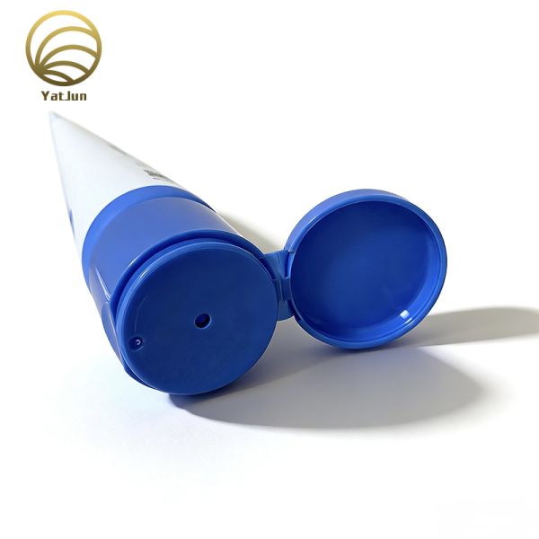Quality 50ml PE cosmetic soft tubes for sunscreen lotion packaging with flip top cap for sale
