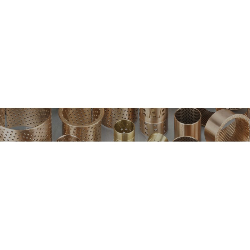 Tin Bronze Cusn6 Cusn8 Flanged Sleeve Bearings B09-K Series