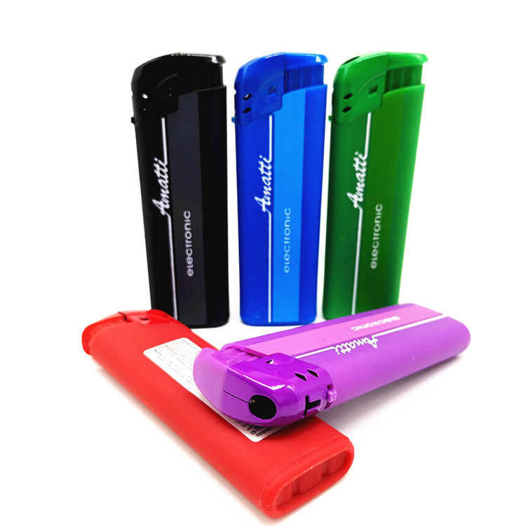 Dy-068 Dongyi Electronic Rubber Color Cigarette Gas Lighter