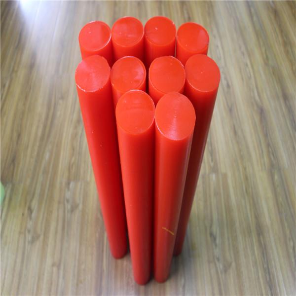 Quality Smooth Surface Polyurethane PU Round Bar Stock 300mm 500mm Length For Rollers Or for sale