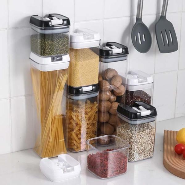 Quality Sealed Plastic Transparent Food Containers Airtight for sale