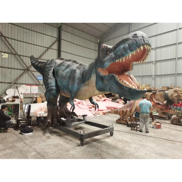 Quality Weatherproof Realistic Animatronic Dinosaur T-rex Servo Motors Dinosaur Wide Range Of Movements for sale