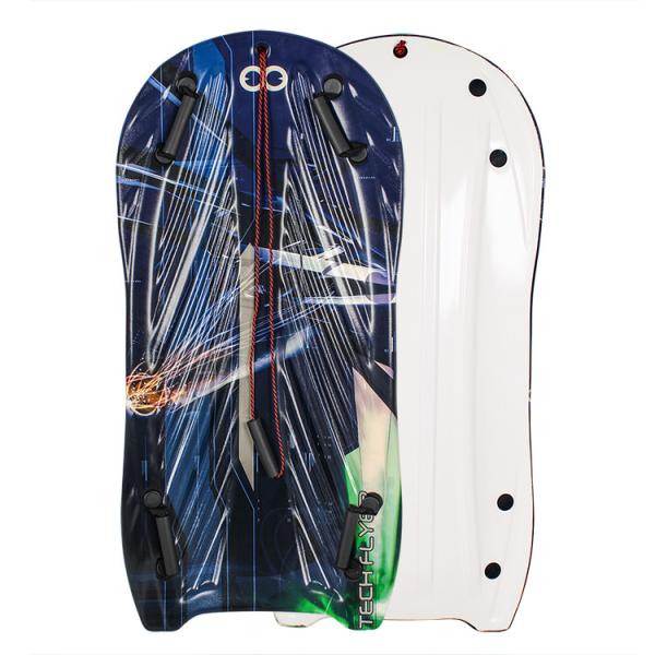 Quality Kids Snowboard With Handle and Rope BLUE Foam Plastic Snow Sled for Hot Winter Sale for sale