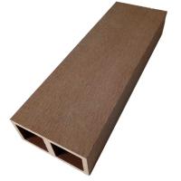 Quality Sanding Plain 100mmX50mm Outdoor WPC Handrail for sale