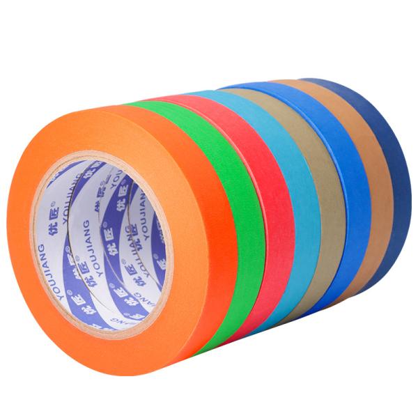 Quality Customized Heat Resistant Multi Colored Masking Tape For Painting for sale