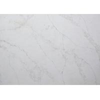 Quality High Tenacity White Quartz Bathroom Countertops 6mm 8mm 10mm Thickness for sale