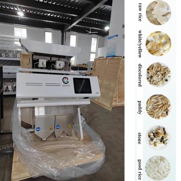 Quality 128 Channels 2 Chutes CCD Color Sorter Machine for rice for sale