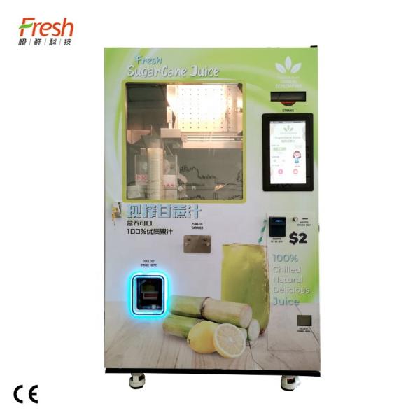 Quality Multi Function Cane Fresh Vending Machine 220V Commercial Sugarcane Juice for sale