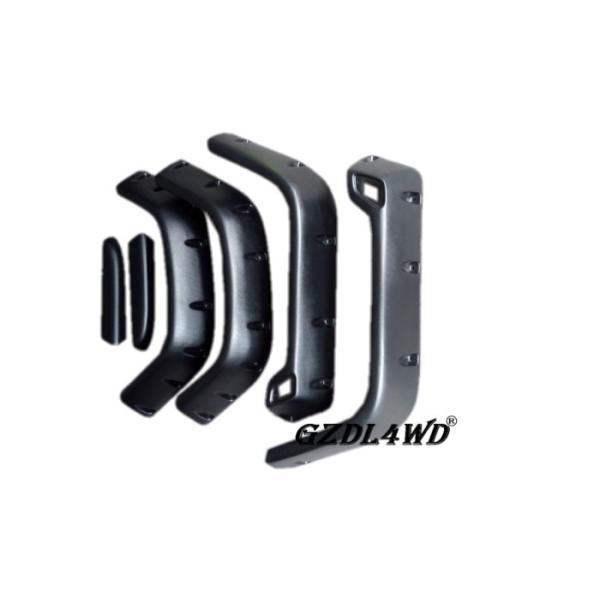 Quality ABS Wide Jeep Wrangler Tj Fender Flares Black With Textured Surface Finish for sale