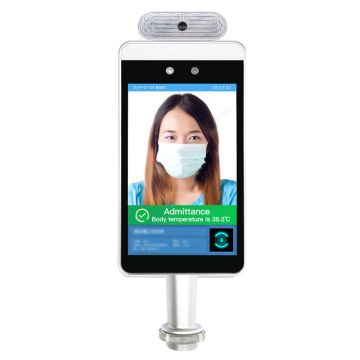 Quality Facial Recognition Camera Time Attendance Machine Access Control Temperature for sale
