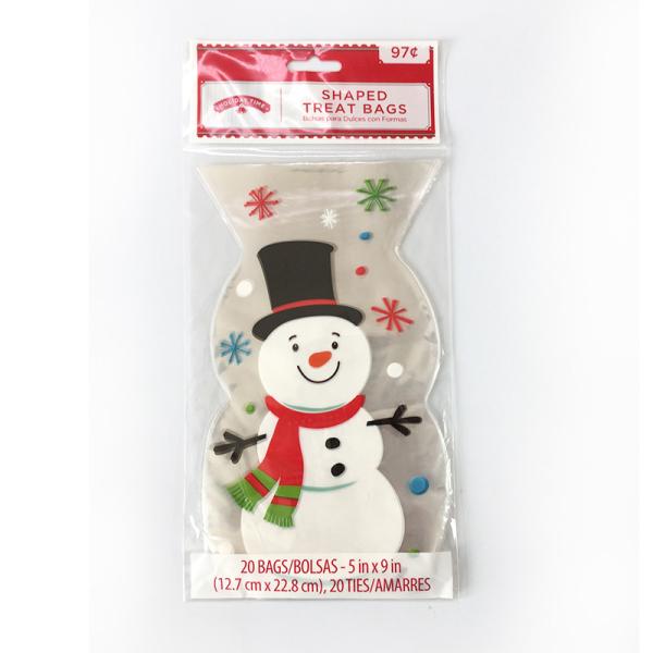 Quality Heat Seal OPP 0.025mm Personalized Plastic Gift Bags With Ties for sale