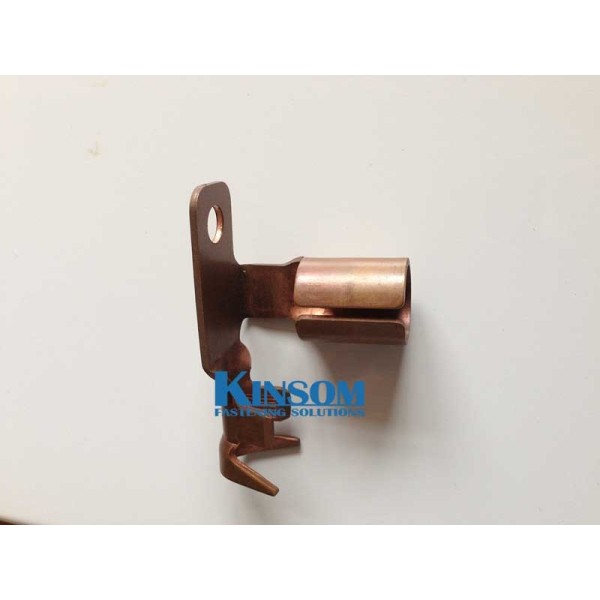 Quality Customized Steel Metal Parts Fasteners accessories Cooper surface for sale