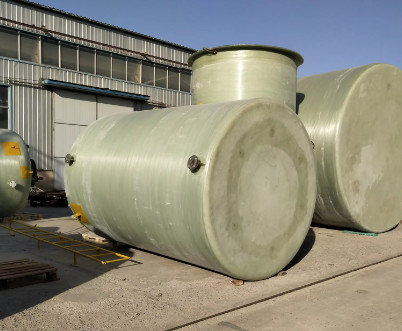 Quality Chemical Frp Grp Fiberglass Hydrochloric Acid Storage Container Tank Customized for sale