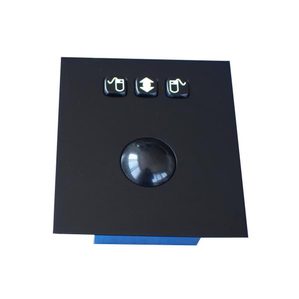 Quality Black Industrial Trackball Pointing Device / kiosk trackball abrasion - resistant for sale