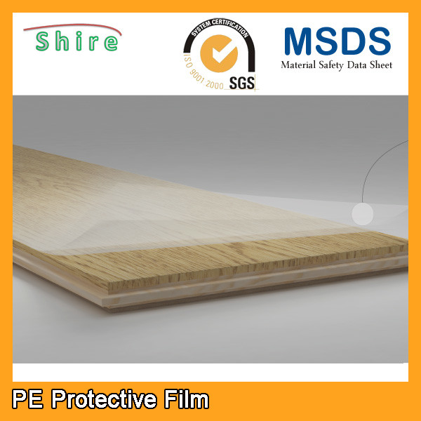 Quality Heavy Duty Hard Floor Protection Film Roll 25M X 500MM Easy Peel Off for sale