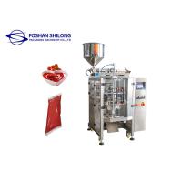 Quality 304 Ingredient Oil Liquid Automatic Pouch Filling And Sealing Machine Angled for sale